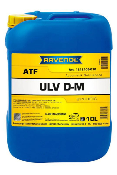 RAVENOL ATF ULV D-M 10L > RAVENOL